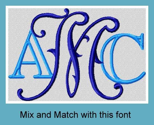 Victorian Monogram Font | Bling Sass & Sparkle