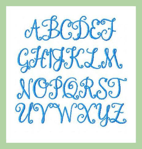 Kathy Monogram Font -Kathy Monogram Font large letters are 3 inch smal ...