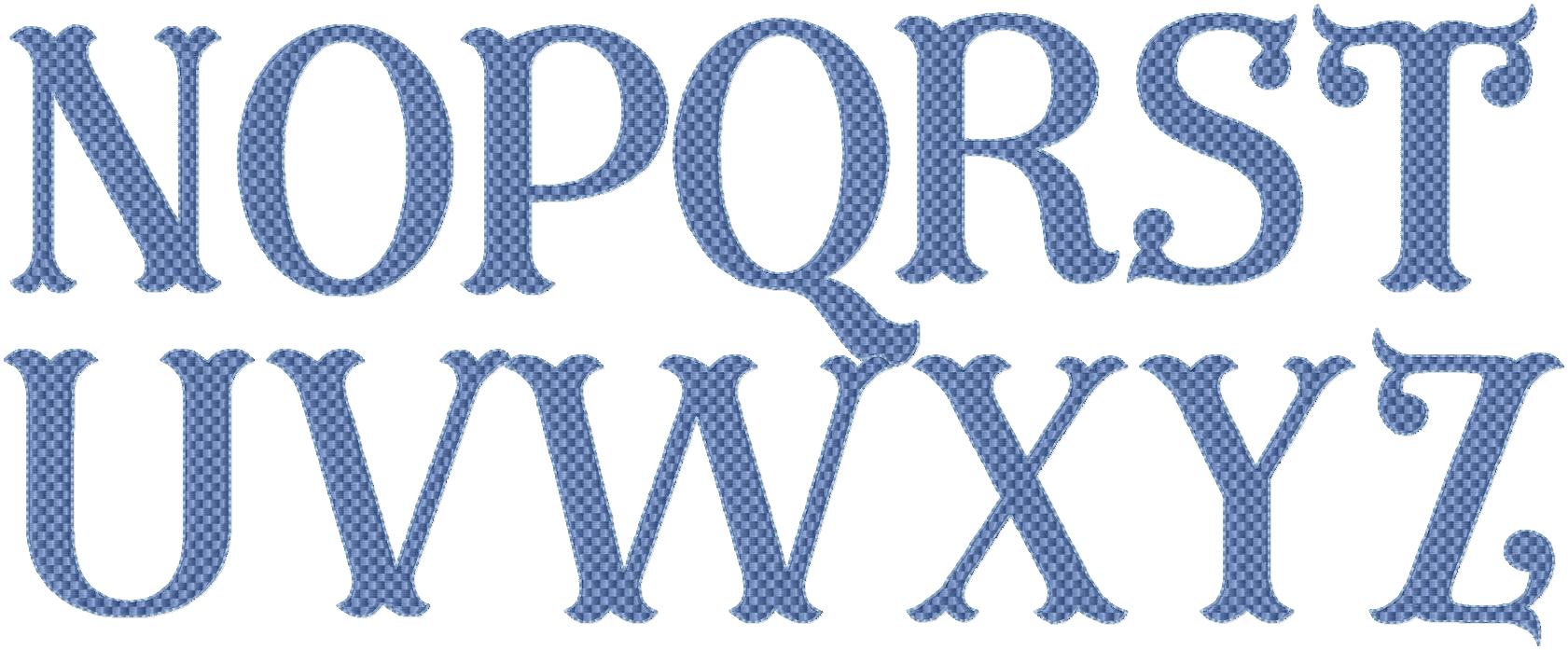 FISHTAIL BRICK MONOGRAM FONT | Bling Sass & Sparkle