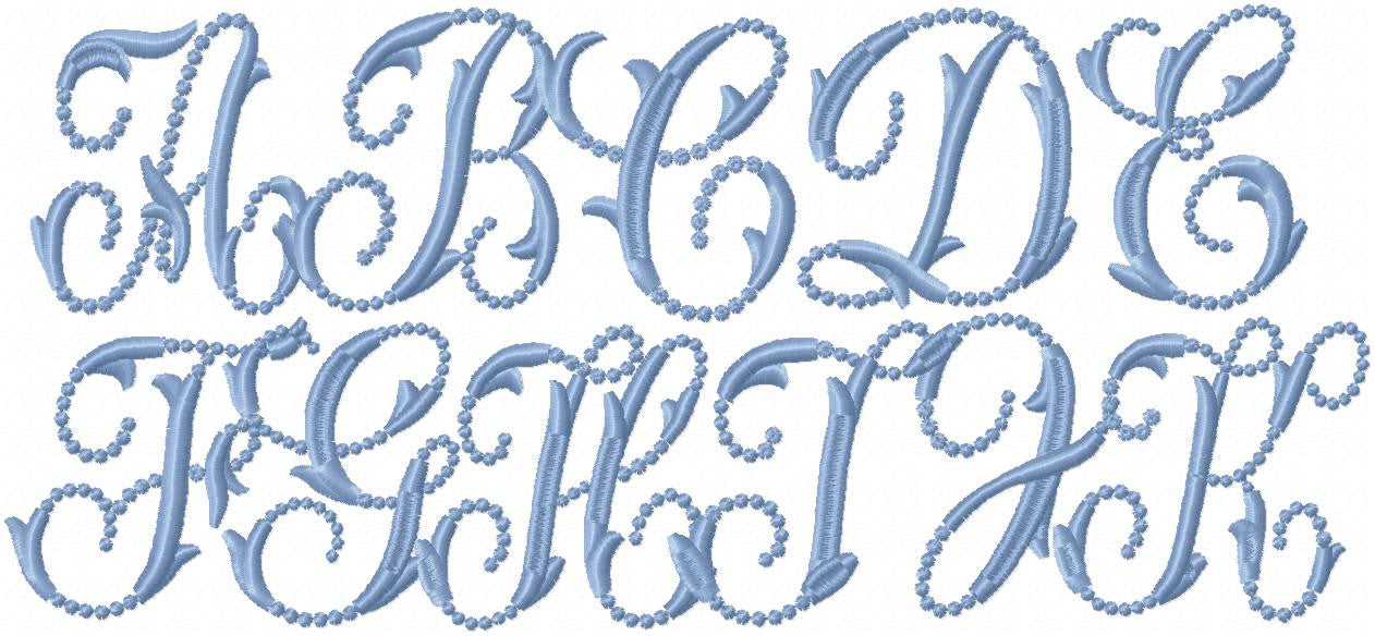 PATIENCE MONOGRAM FONT | Bling Sass & Sparkle