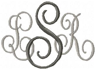 RUFFLES MONOGRAM FONT | Bling Sass & Sparkle