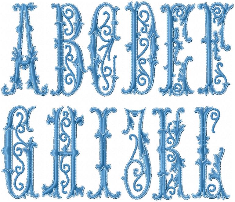 CANTER MONOGRAM FONT | Bling Sass & Sparkle