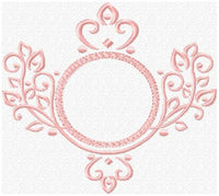 Fancy Circle Frame | Bling Sass & Sparkle