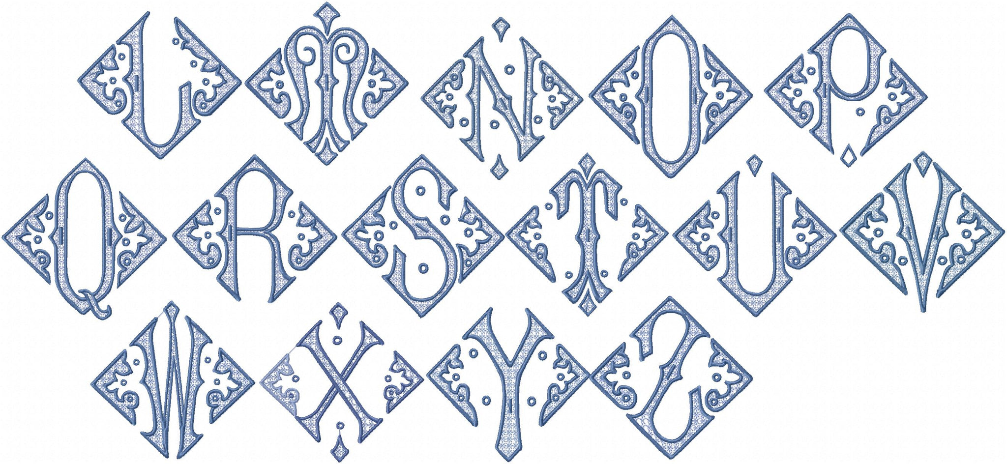 VINTAGE DIAMOND MONOGRAM | Bling Sass & Sparkle