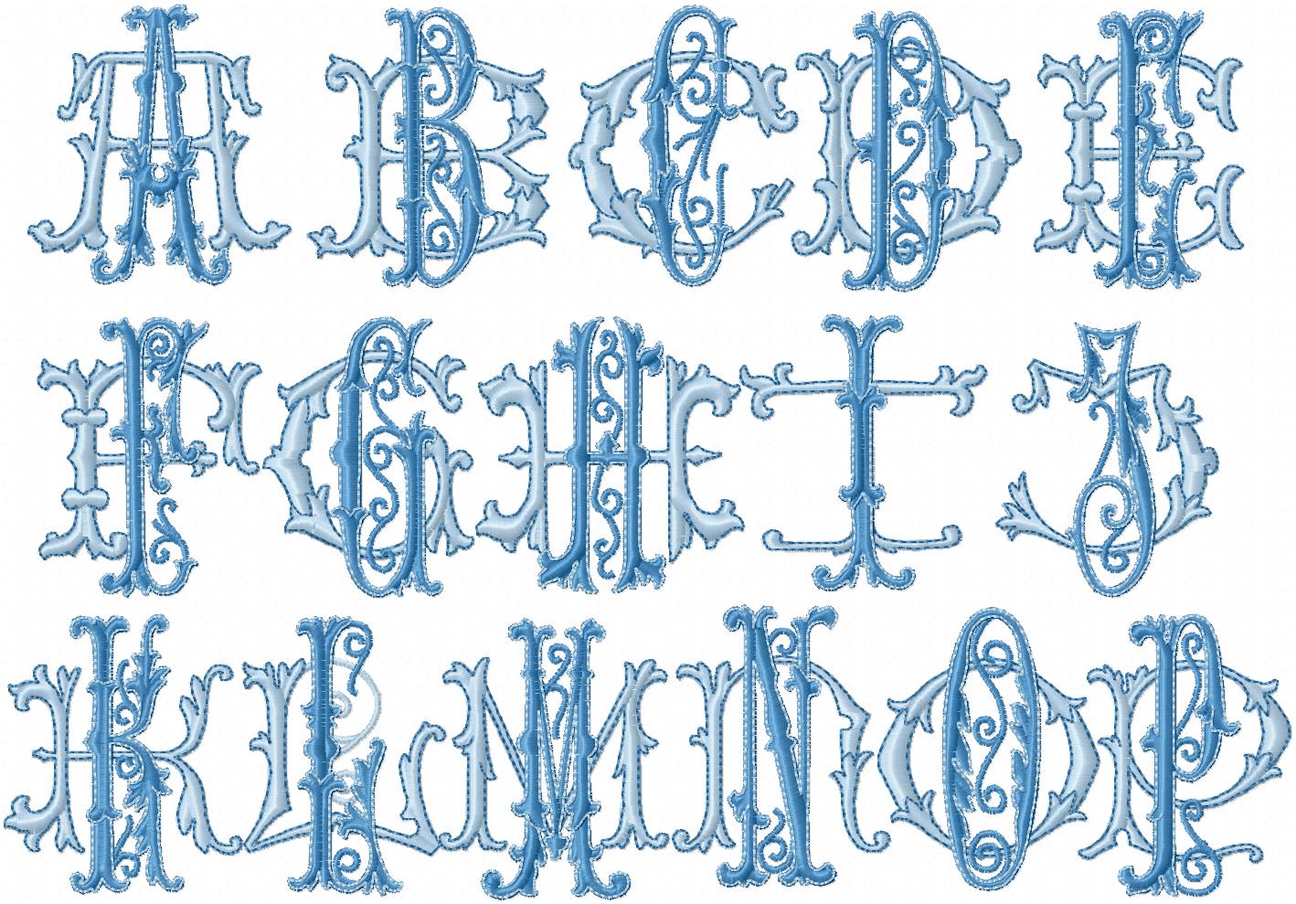 CANTER MONOGRAM FONT | Bling Sass & Sparkle