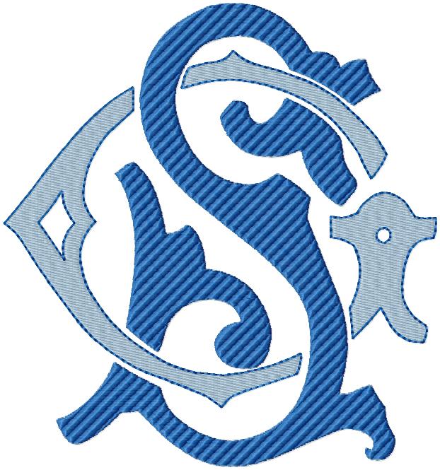 VINTAGE CUSTOM MONOGRAM GS SG | Bling Sass & Sparkle