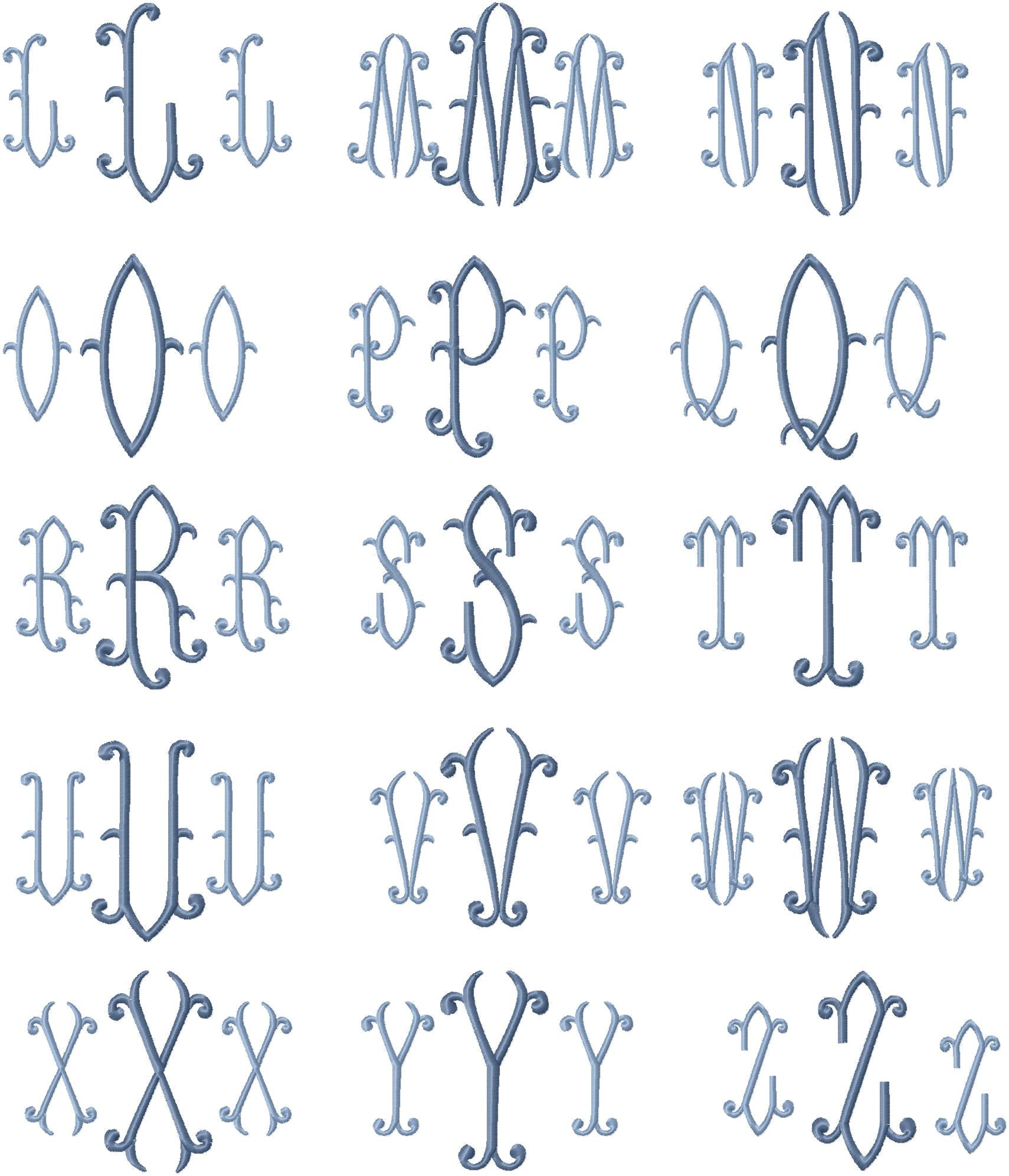 SASHA MONOGRAM FONT | Bling Sass & Sparkle