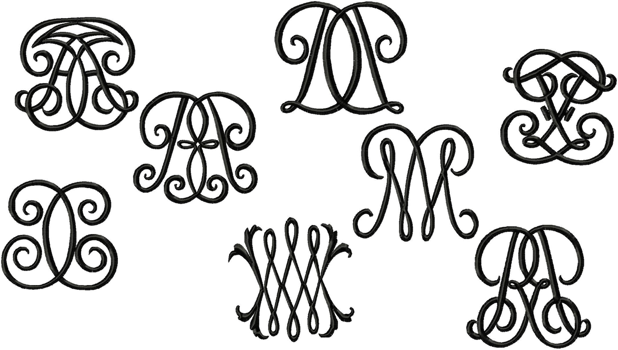 DOUBLE MONOGRAM FONT | Bling Sass & Sparkle