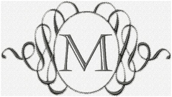 Oval Scroll Border