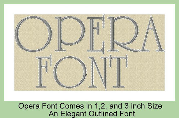 Times New Roman Outline Font