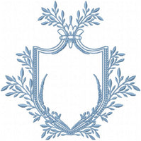 CREST WITH LAUREL | Bling Sass & Sparkle