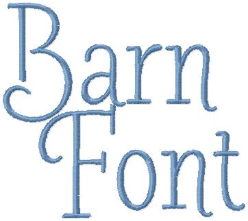 BARN FONT | Bling Sass & Sparkle
