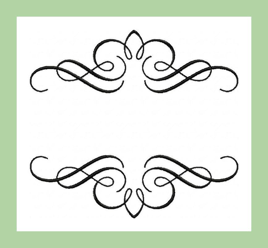 Split Wedding Scroll Name Frame | Bling Sass & Sparkle